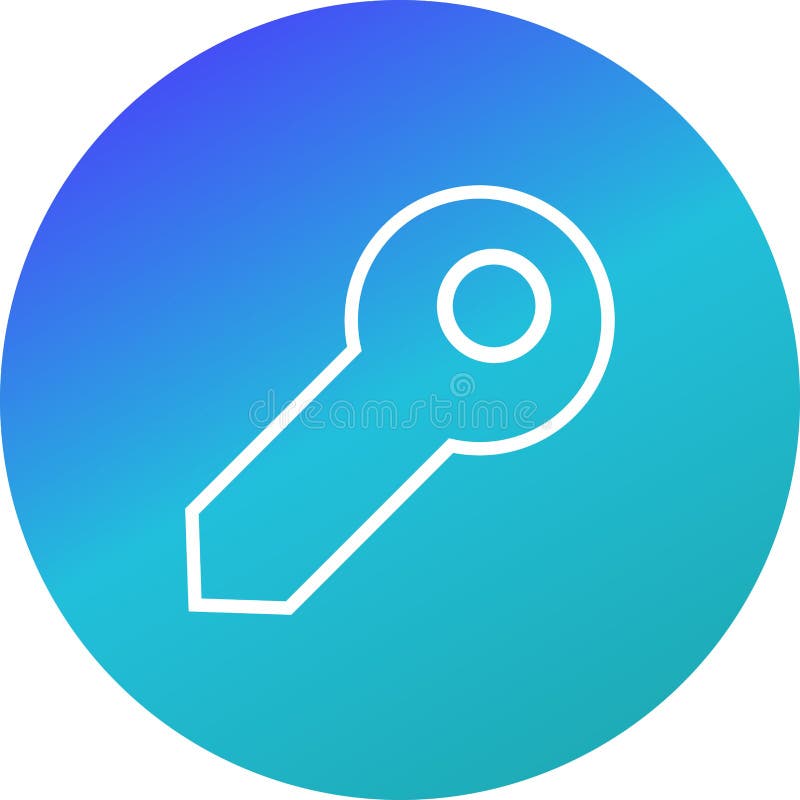 Illustration Key Icon for Personal and Commercial Use. Stock ...
