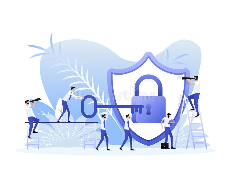 Illustration with Key People. Vector Illustration Stock Vector ...