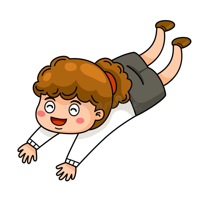 Illustration of Kid Boy Laying Stock Vector - Illustration of clipart ...