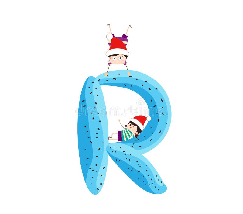Illustration Kid Leaning Letter R Stock Illustrations – 2 Illustration ...