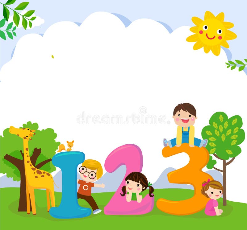 Kids in Math Class stock vector. Illustration of book - 34633244