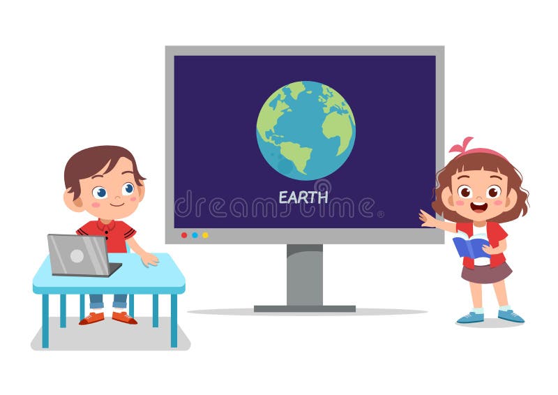 Kids Computer Lab Clipart