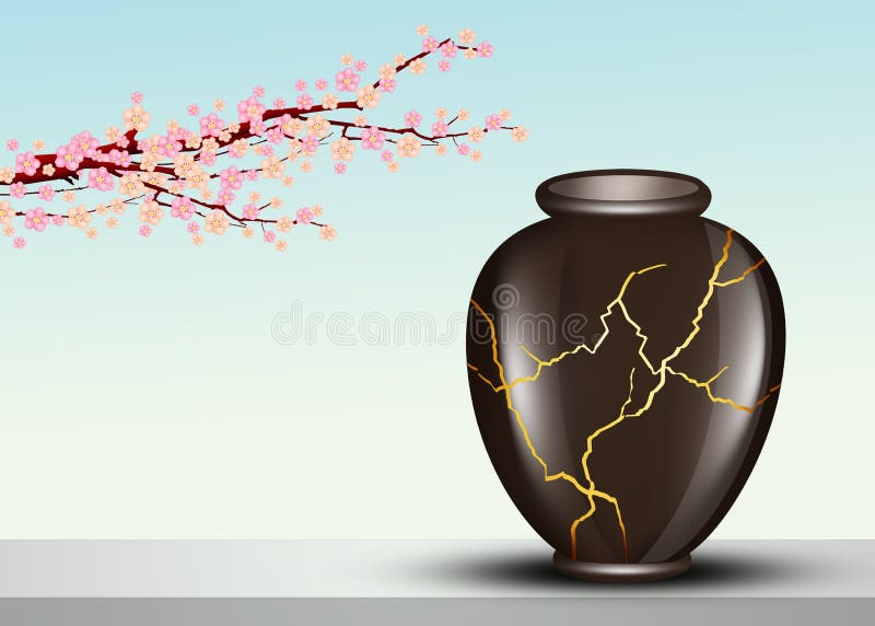 Kintsugi Jar Stock Illustrations – 29 Kintsugi Jar Stock Illustrations ...