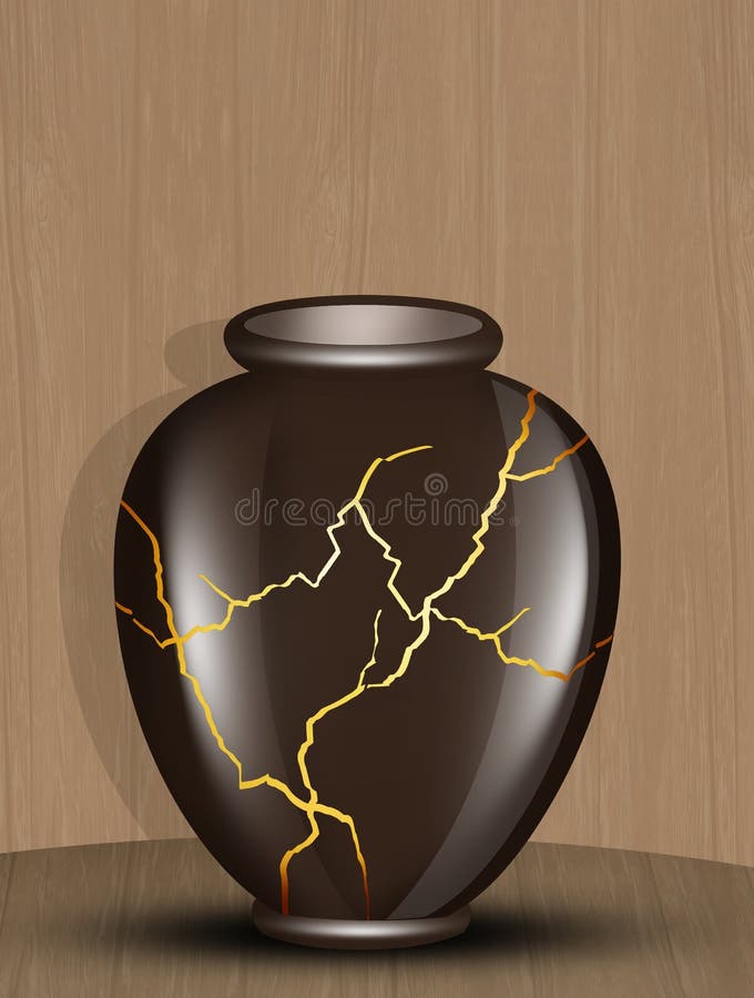 Kintsugi Jar Stock Illustrations – 29 Kintsugi Jar Stock Illustrations ...