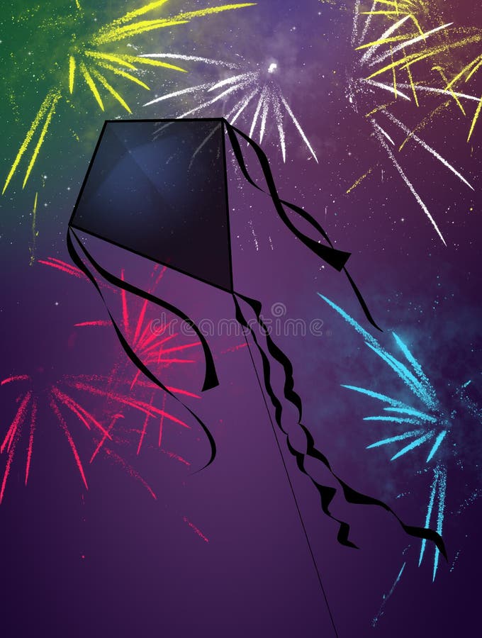 Rat with Fireworks Explosion Stock Illustration - Illustration of ...