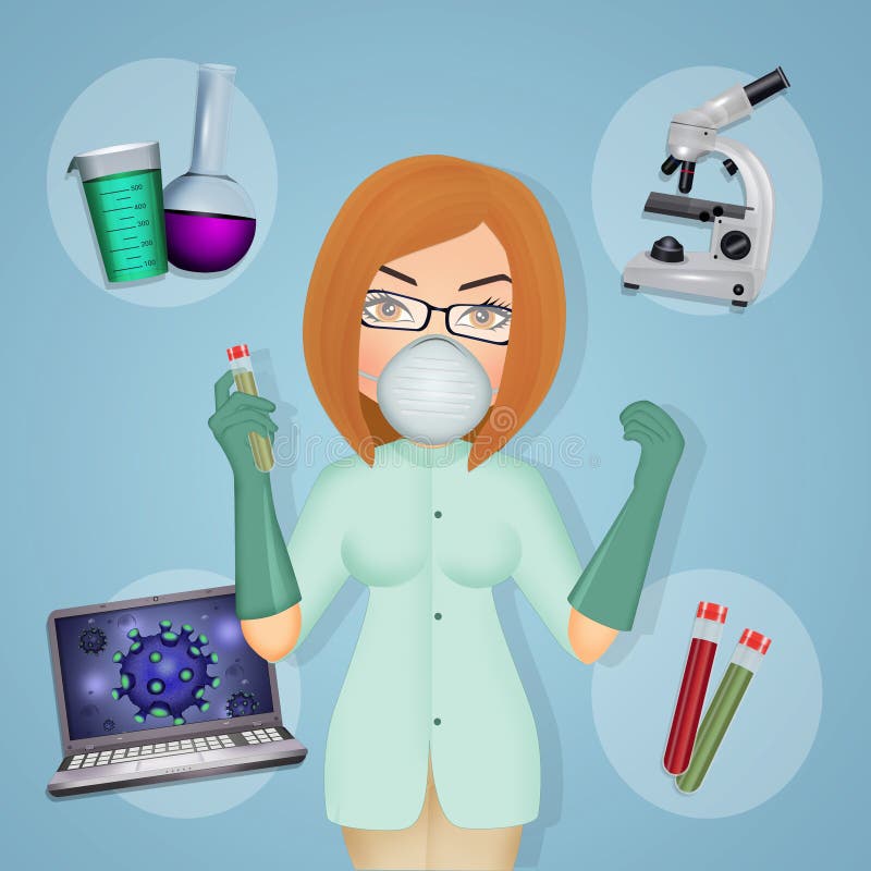 Laboratory Technician Stock Illustrations – 2,757 Laboratory Technician ...