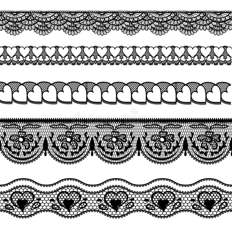 Lace Frame Isolated on White Stock Photo - Image of burgundy ...