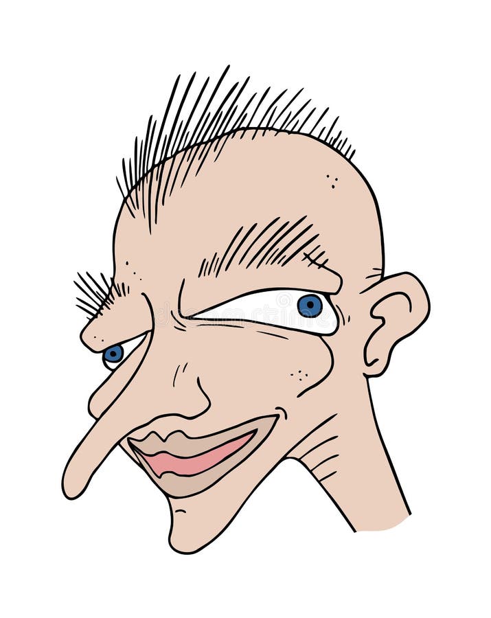 Aspiration Laide Drôle De Visage Illustration de Vecteur - Illustration ...