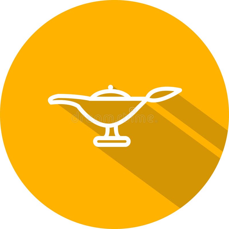 Illustration Lamp Icon for Personal and Commercial Use. Stock ...