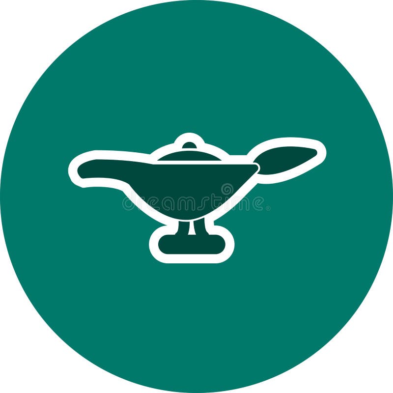 Illustration Lamp Icon for Personal and Commercial Use. Stock ...