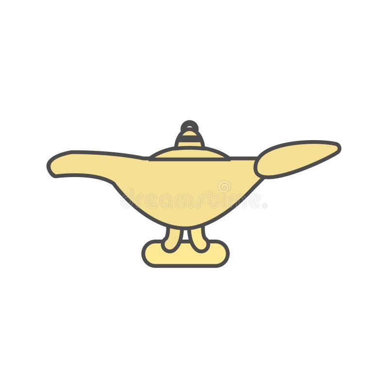 Illustration Lamp Icon for Personal and Commercial Use. Stock ...