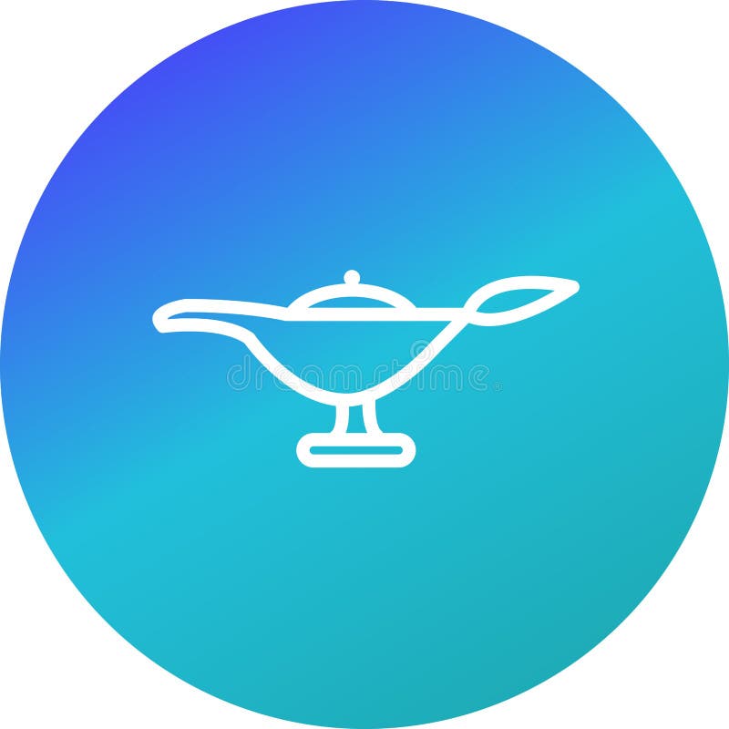 Illustration Lamp Icon for Personal and Commercial Use. Stock ...