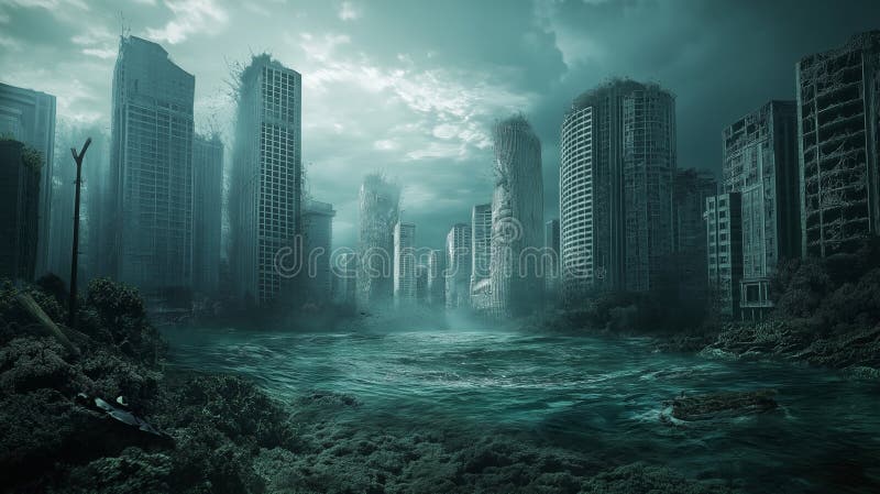 Illustration Landscape Theme for Wallpaper Stock Image - Image of ...