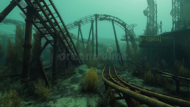 Illustration Landscape Theme for Wallpaper Stock Photo - Image of dive ...