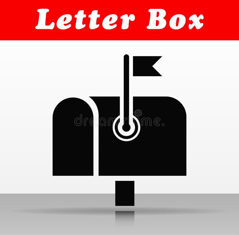 Letter Box Vector Icon Design Stock Vector - Illustration of mailbox ...