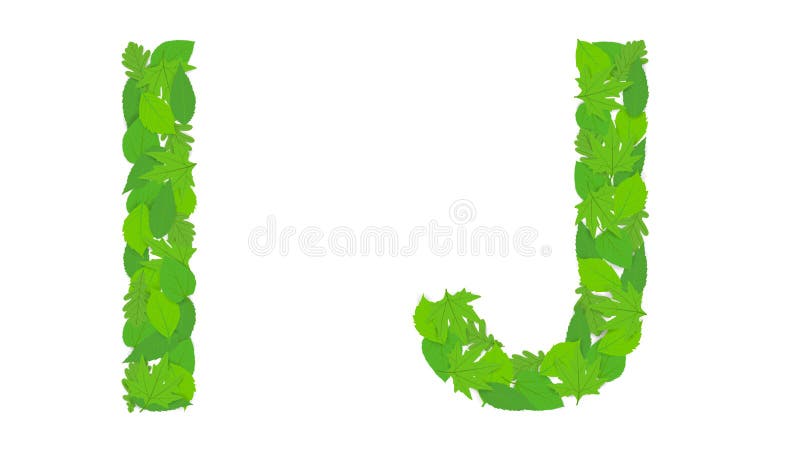 Spring Alphabet Letters a - L Stock Vector - Illustration of message ...