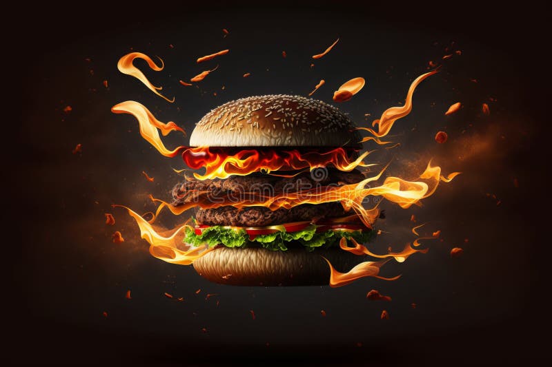 Fire Black Background Stock Illustrations – 224,878 Fire Black ...