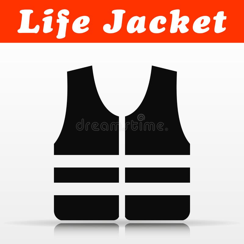 Life Jacket Vector Icon Design Stock Vector - Illustration of rescue ...