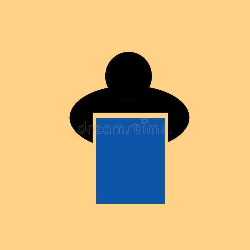 Illustration of Lifting Box Icon Vector Stock Illustration ...