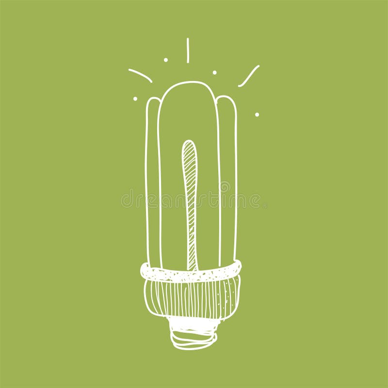 Illustration of a Light Bulb Stock Illustration - Illustration of ...