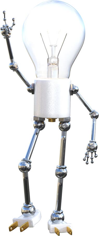 Light Bulb, Man, Ideas, Isolated, Innovation Stock Photo - Image of ...