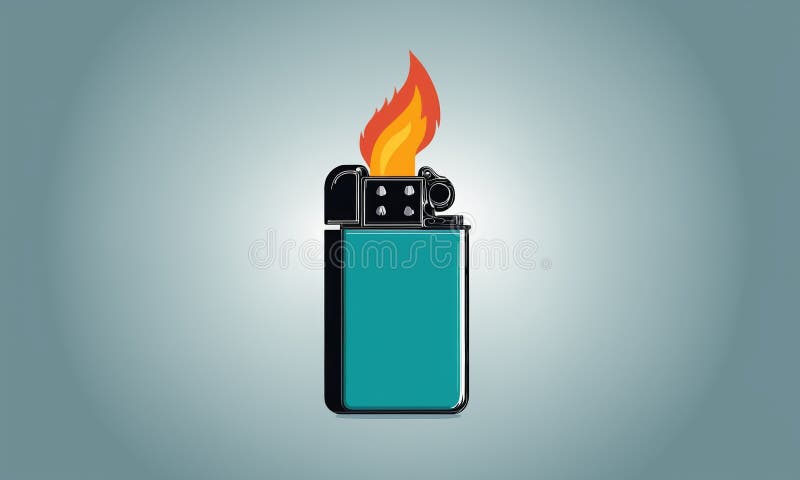 Light Lighter Fire Game Pixel Art Vector Illustration Stock Vector ...
