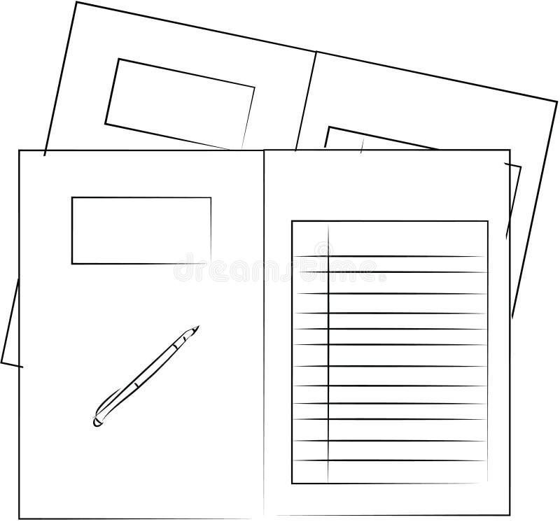 Object Design Creative Line Art Black and White Stock Vector ...