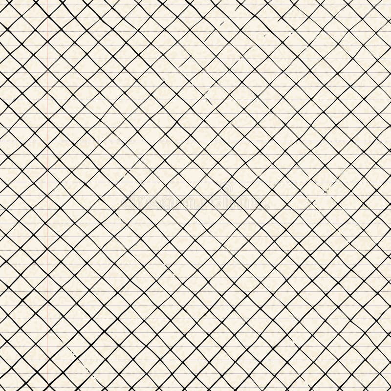 Illustration of Lines on a Sheet of Paper Stock Vector - Illustration ...