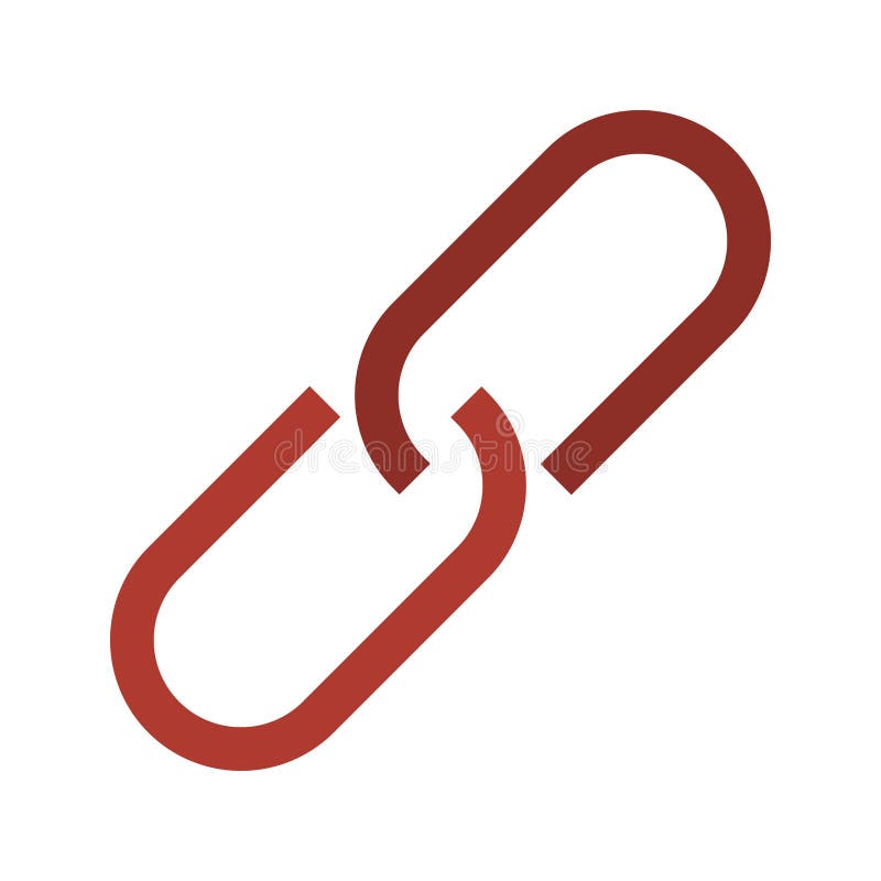 Illustration Link Icon for Personal and Commercial Use. Stock ...