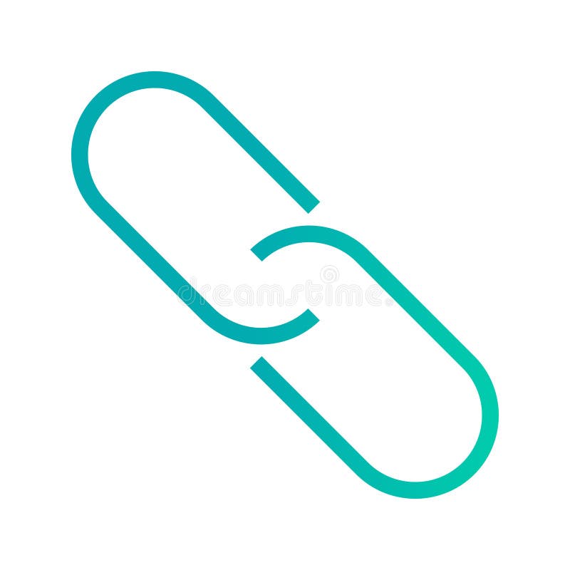 Illustration Link Icon for Personal and Commercial Use. Stock ...