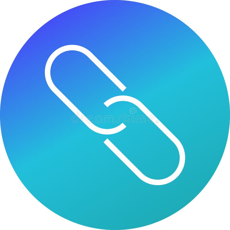 Illustration Link Icon for Personal and Commercial Use. Stock ...
