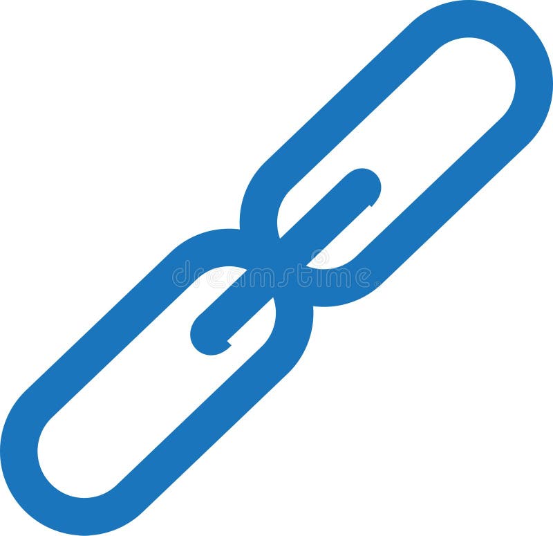 Illustration of Link Icon. on White Background Stock Vector ...