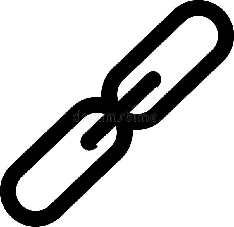 Illustration of Link Icon. on White Background Stock Vector ...