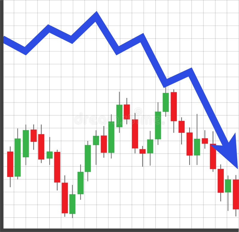Stock Market Candle Stick Graph. Business and Stock Market Graph Stock ...