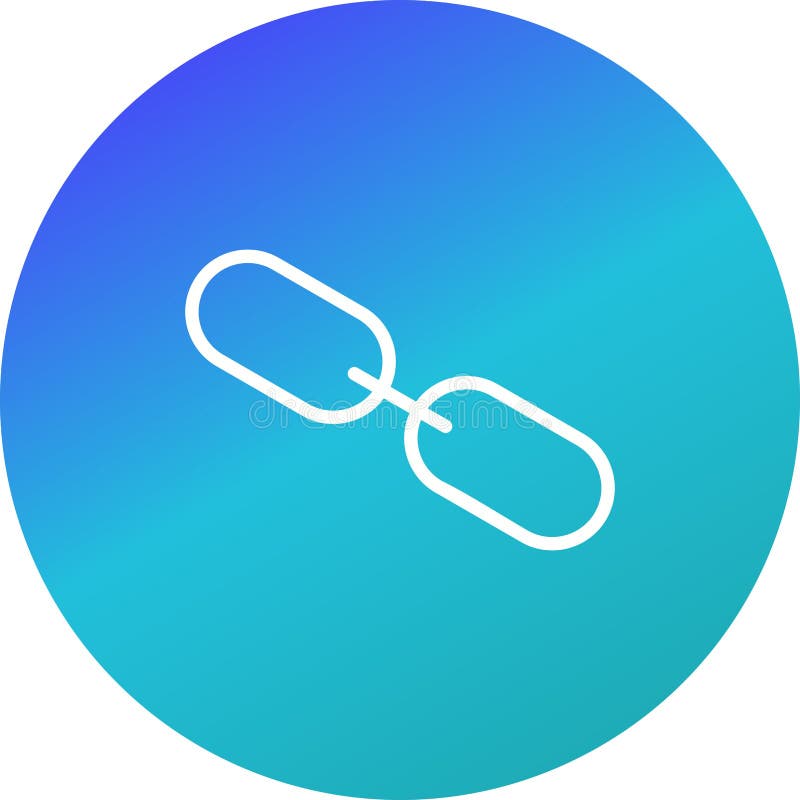 Illustration Link Sign Icon Stock Illustration - Illustration of symbol ...