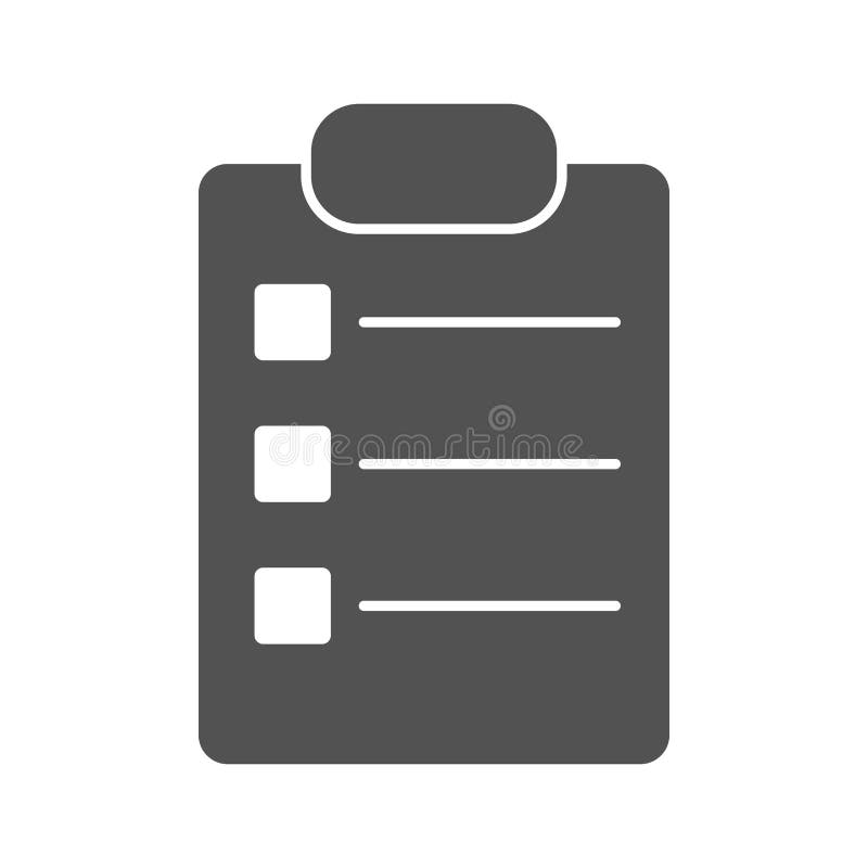 Illustration List Icon for Personal and Commercial Use. Stock ...