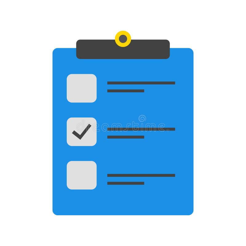 Illustration List Icon for Personal and Commercial Use. Stock ...