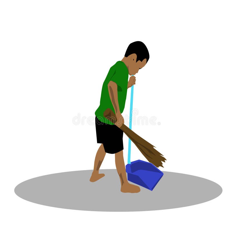 Boy Sweeping Stock Illustrations – 518 Boy Sweeping Stock Illustrations ...