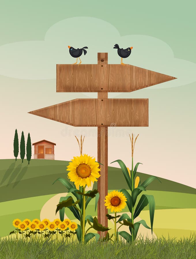 Live in Countryside Icons Set, Simple Style Stock Vector - Illustration ...