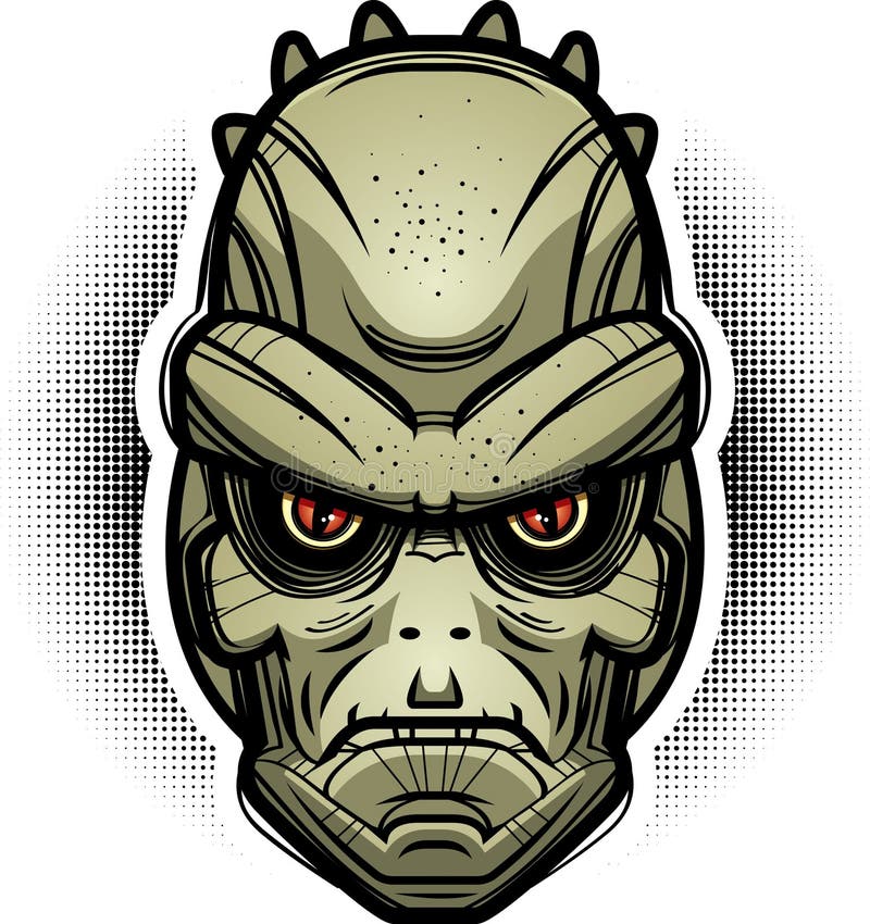 Evil Lizard Man Illustration Stock Vector - Illustration of angry ...