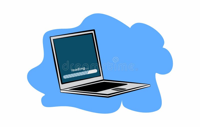 Cartoon Vector Illustration Design, Illustration of Loading Indication ...