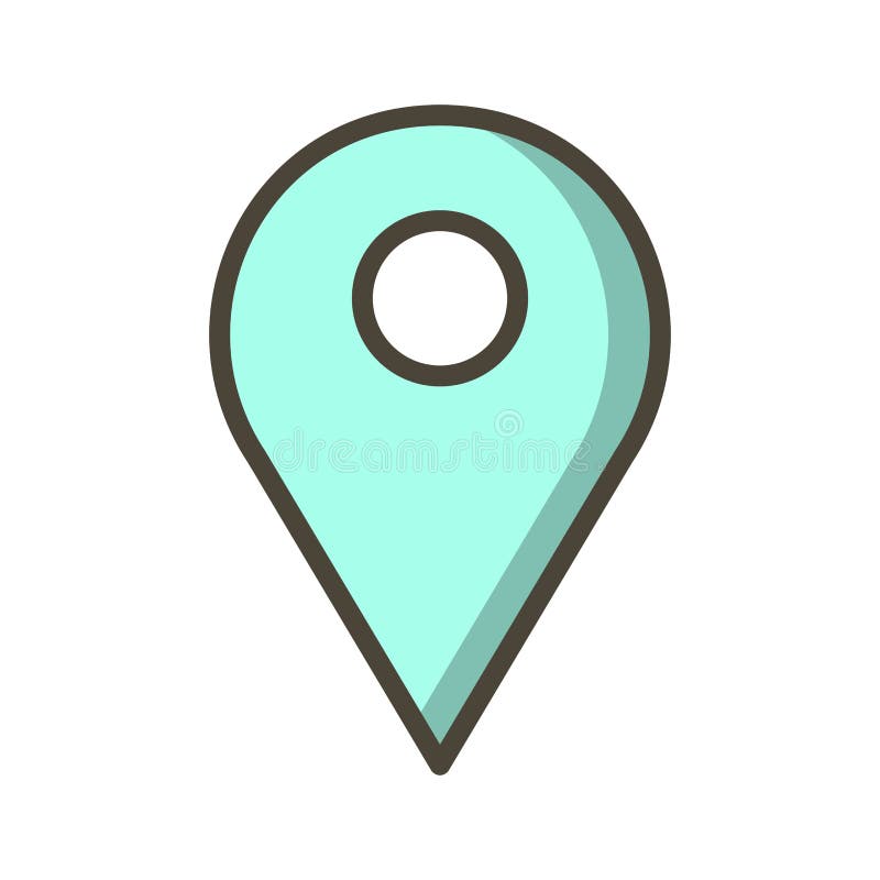 Illustration Location Icon for Personal and Commercial Use. Stock ...