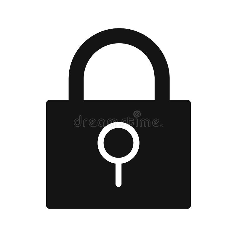 Illustration Lock Icon for Personal and Commercial Use. Stock ...