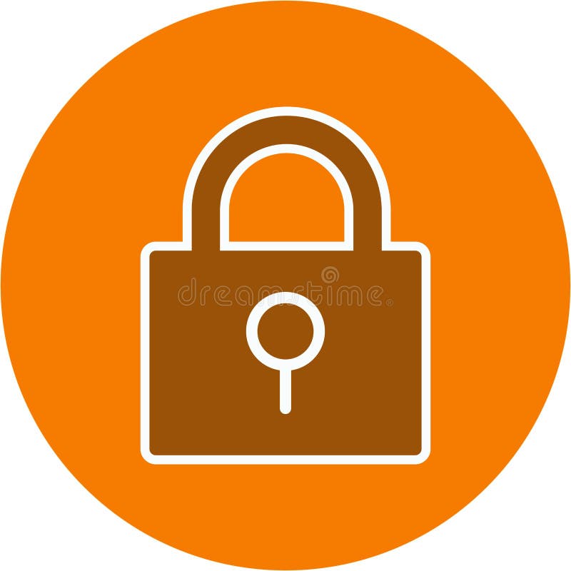 Illustration Lock Icon for Personal and Commercial Use. Stock ...