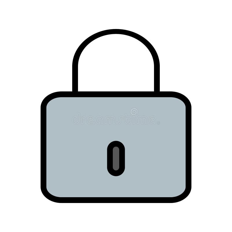 Illustration Lock Icon for Personal and Commercial Use. Stock ...