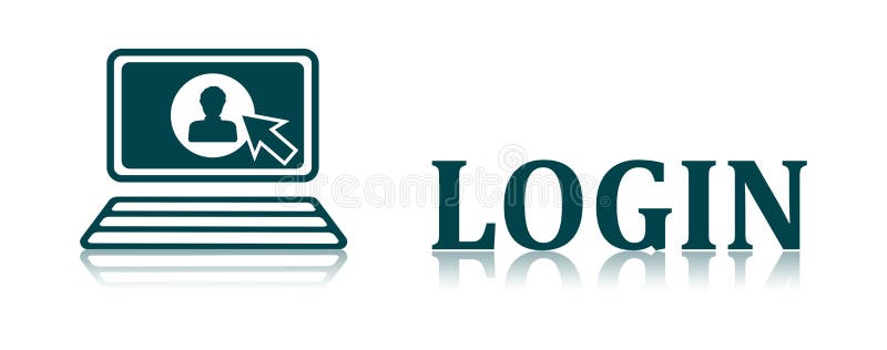 Concept of login stock illustration. Illustration of information ...