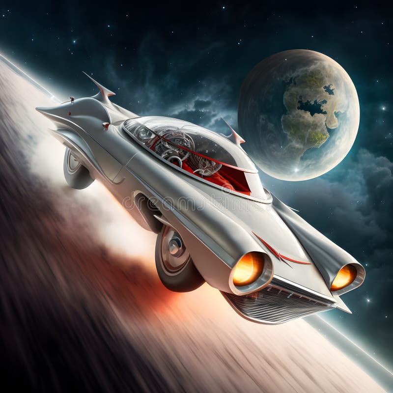 Illustration Logo with Car Style Geometric Stock Image - Image of ...