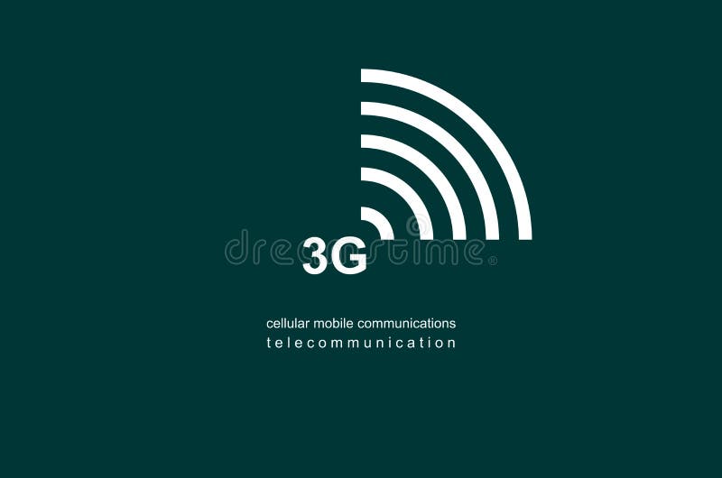 Telecommunications Logo stock illustration. Illustration of action ...