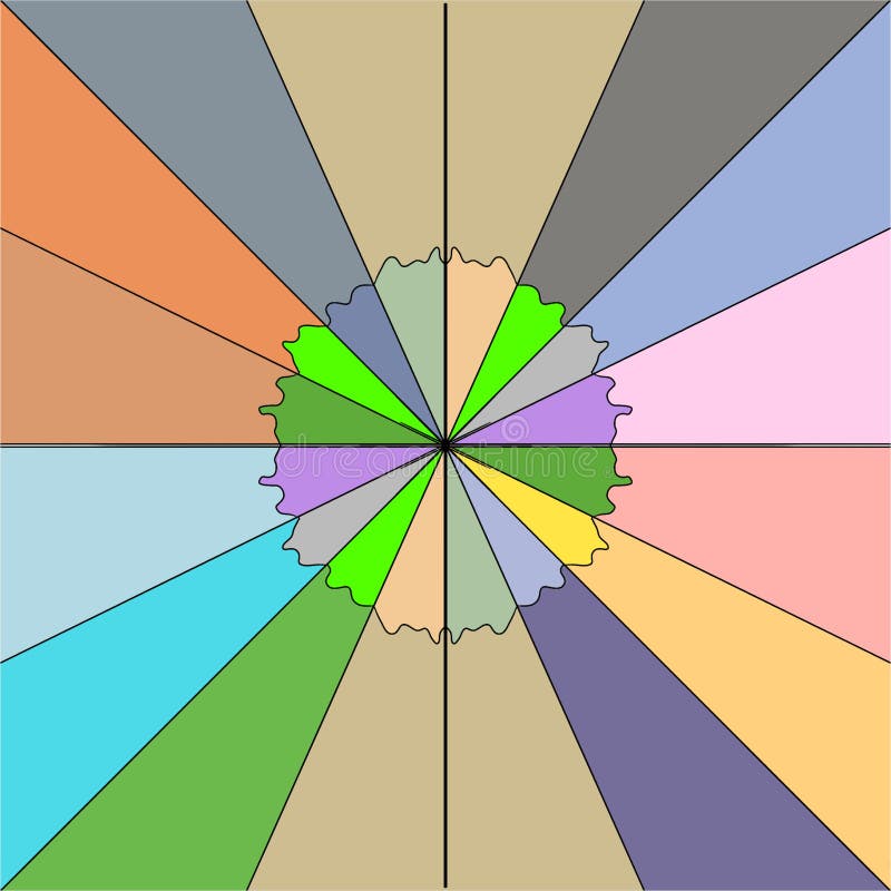 Illustration Logo Multi Colour Stock Illustration - Illustration of ...