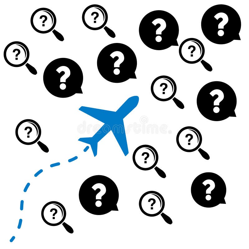 Airplane Question Mark Stock Illustrations – 214 Airplane Question Mark ...